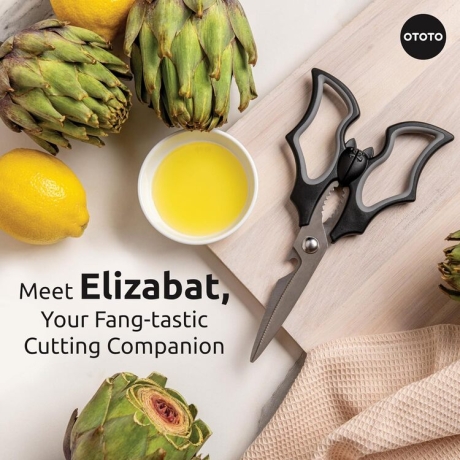 Elizabat Kitchen Scissors by OTOTO - Cute Bat Kitchen Shears, Scissors ...