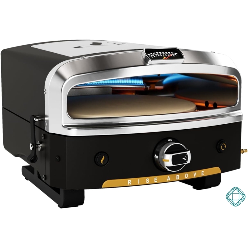 Halo Versa 16: Propane Gas Outdoor Pizza Oven with Rotating Cooking ...